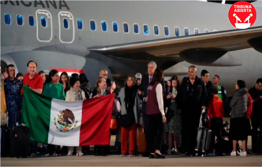 Llega primer avión desde Israel con 135 mexicanos al Aeropuerto ...
